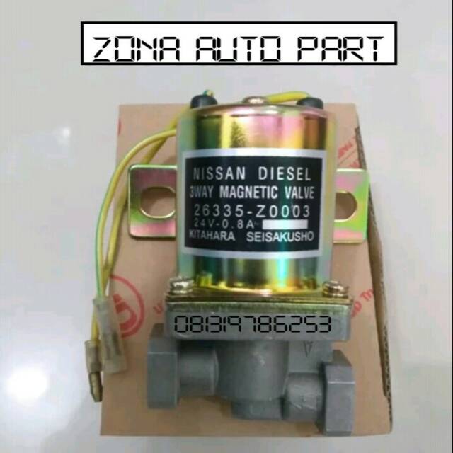 Jual Magnetic valve assy 24v nissan CK12 hino | Shopee Indonesia