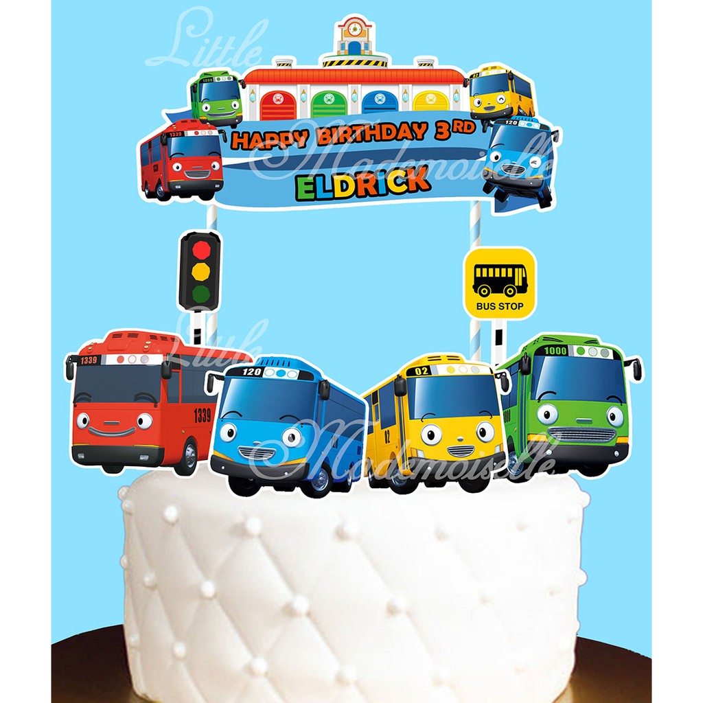 Jual Topper birthday cake Tayo | Shopee Indonesia
