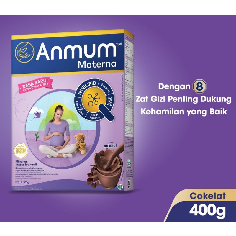 Jual Anmum Materna Coklat 400 gr / Anmum Materna / Susu Ibu Hamil ...