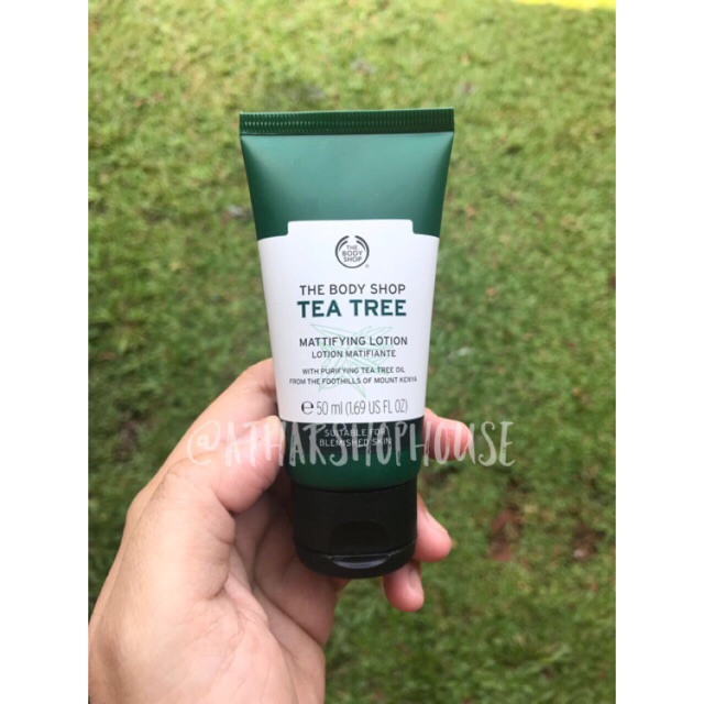 Jual The Body Shop Tea Tree Mattifying Lotion 50 ml | Shopee Indonesia