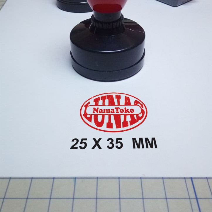 Jual stempel bulat dan oval | Shopee Indonesia
