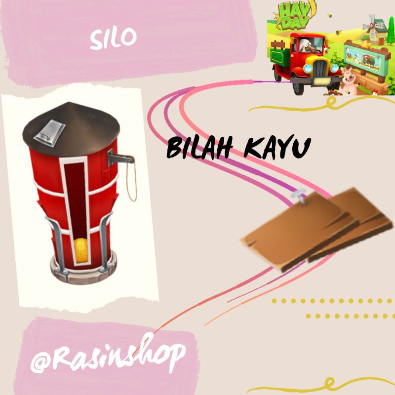 ALAT BARN, SILO, LAHAN, DAN ALAT KOTA HAYDAY PER 1 PCS