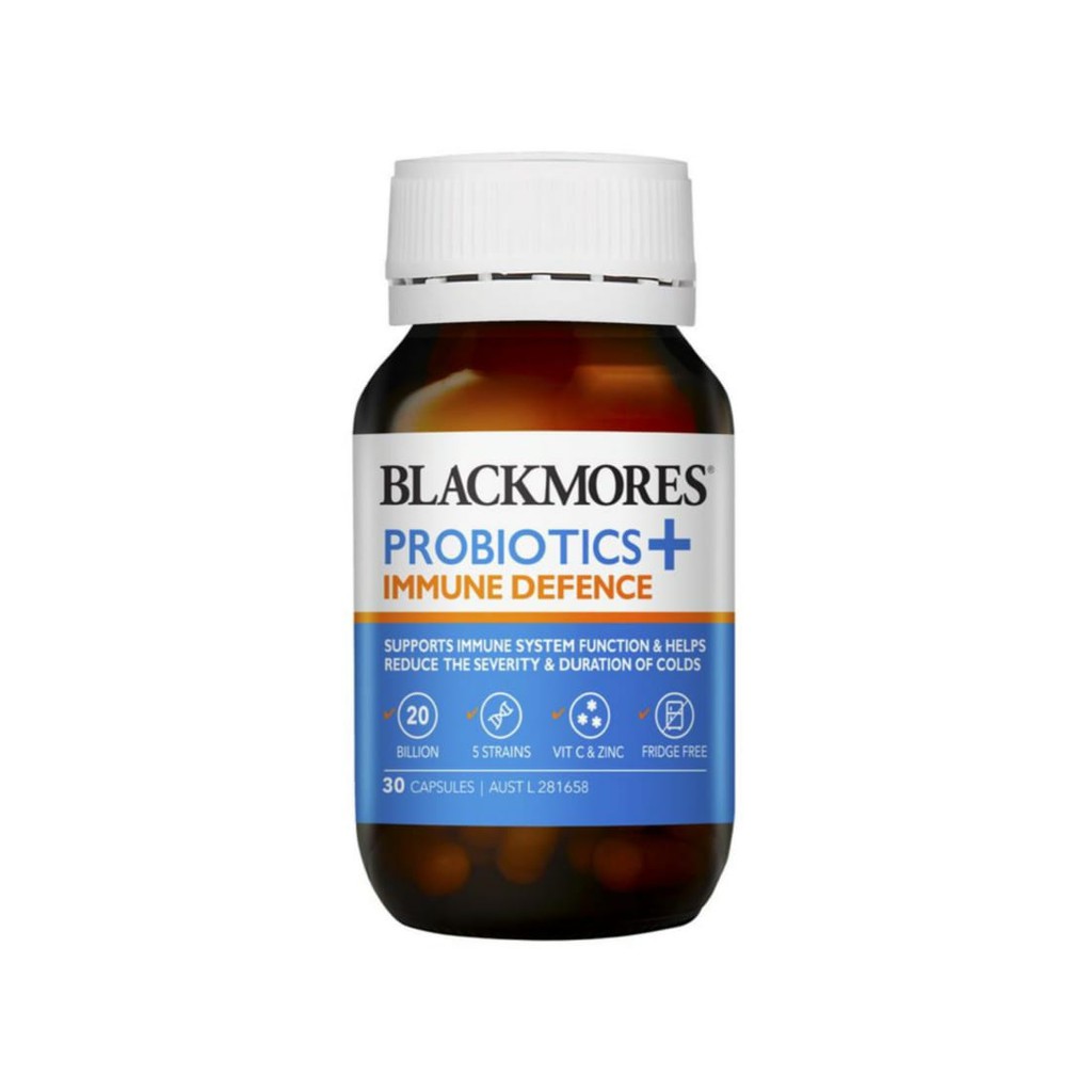 Jual Blackmores Probiotics Immune Defence 30 kapsul Probiotik Kapsul ...