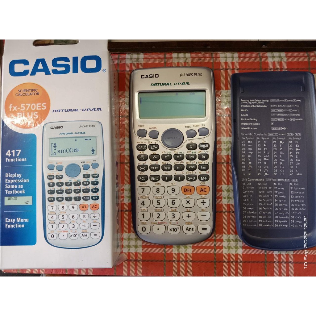 Jual KALKULATOR CASIO FX 570 ES PLUS | Shopee Indonesia
