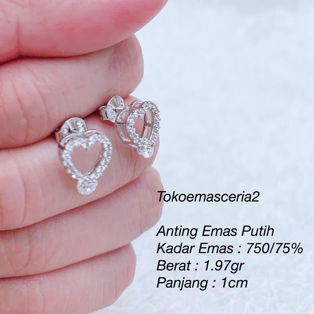 Jual Anting Emas Putih | Shopee Indonesia