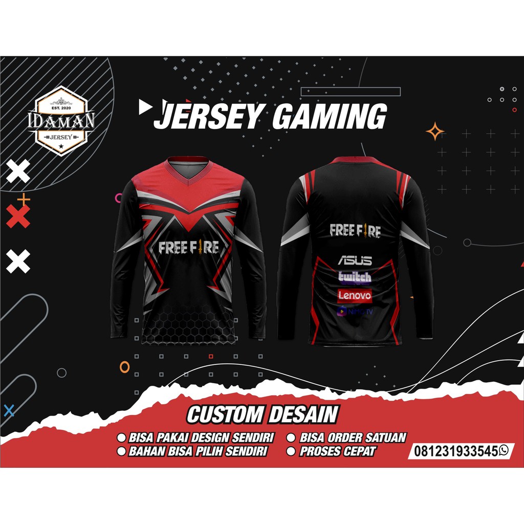 Jual JERSEY GAMING FULL PRINTING | Shopee Indonesia Jual JERSEY GAMING FULL PRINTING | Shopee Indonesia