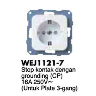 Jual Stop Kontak Panasonic WEJ 1121-7 WEJ1121-7 Untuk Frame Panasonic ...