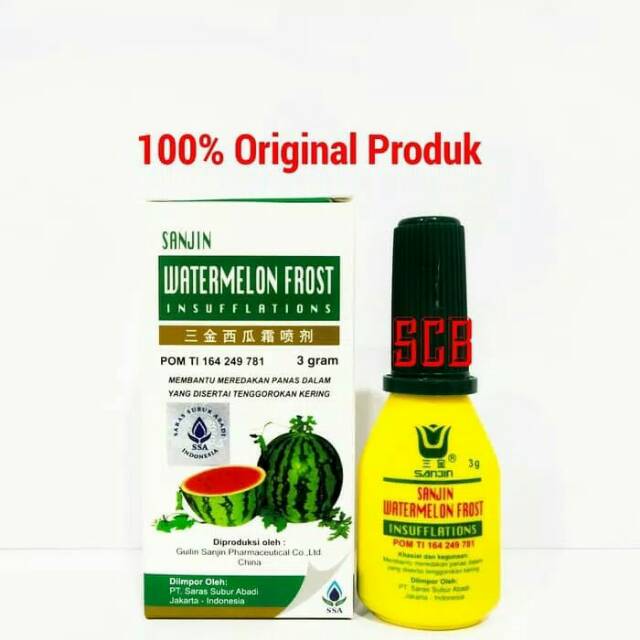 Jual Watermelon Frost Obat Sariawan & Sakit Tenggorokan Semprot ...