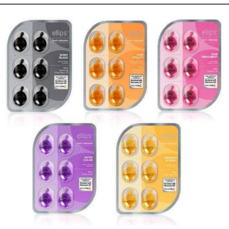 Jual KASIRGROSIR Ellips Vitamin Rambut Hair Isi 6 Sachet / 50 Botol ...