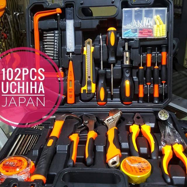 Jual Toolset toolkit toolbox kunci tang palu obeng gergaji full set ...