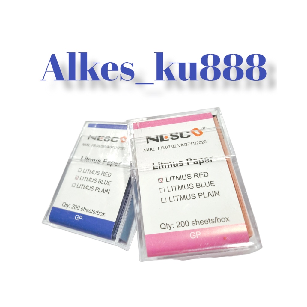 Jual KERTAS LAKMUS ASAM&BASA 200 SHEETS LAKMUS PAPER LITMUS PAPER BLUE ...