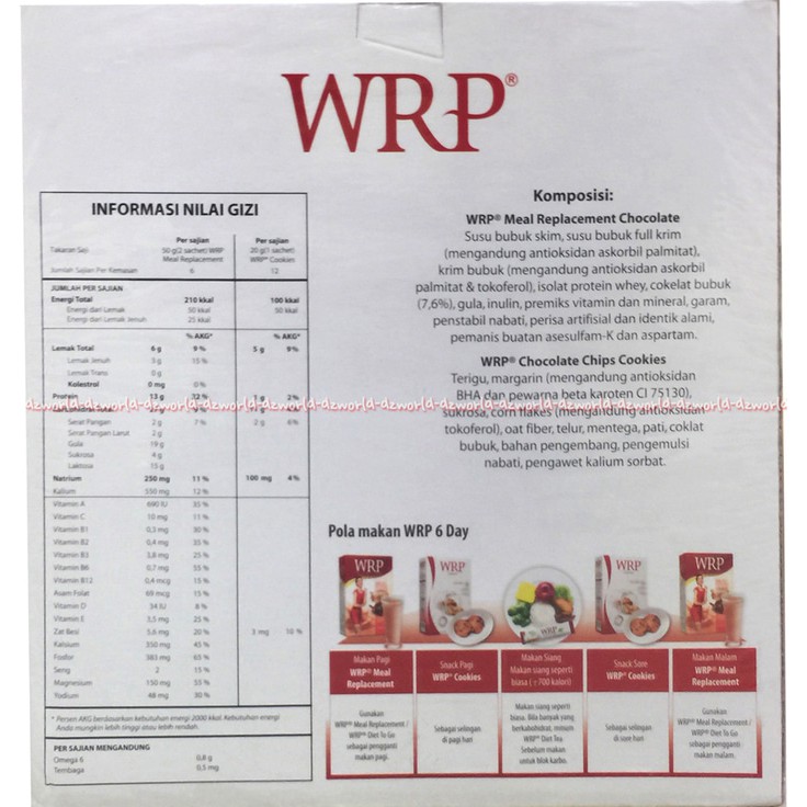 Harga Susu Wrp 6 Days Diet Pack - Info Tentang Susu