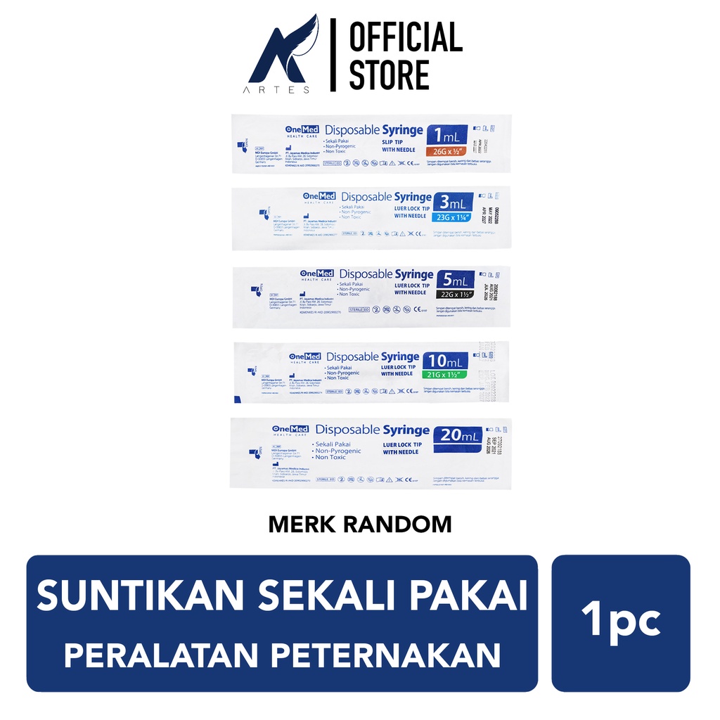 Jual DISPOSABLE SYRINGE Alat Jarum Suntikan-Spuit-Sepetan-Sepet-Spet ...
