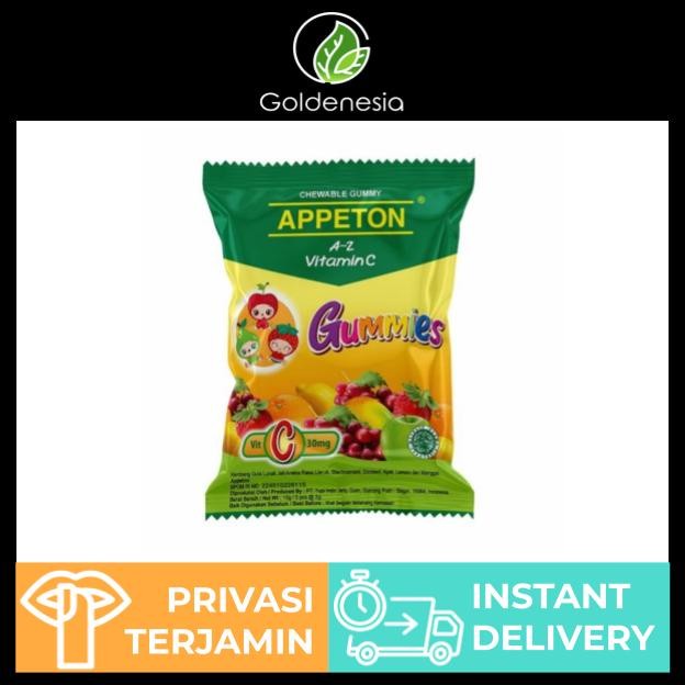 Jual Appeton Gummies (Passtilles) Sachet - Permen Gummy Vitamin C Anak ...