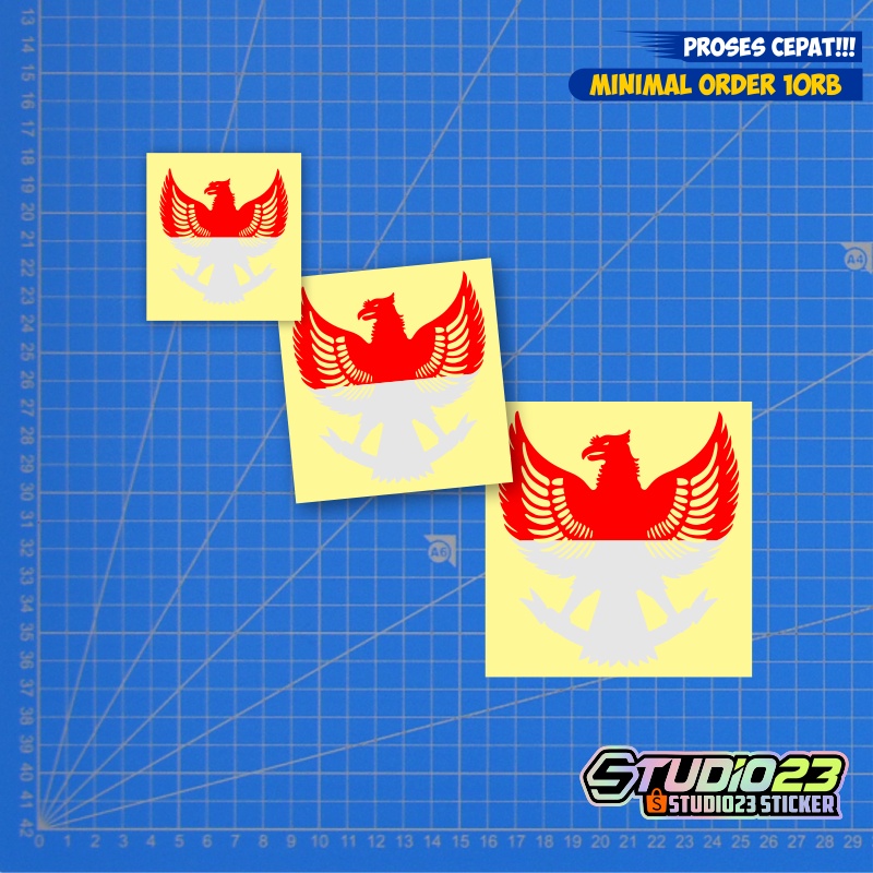 Jual Stiker Garuda Merah putih Cutting Sticker | Shopee Indonesia