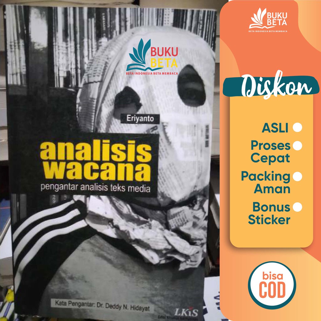 Jual Analisis Wacana Pengantar Analisis Teks Media - Eriyanto Indonesia ...