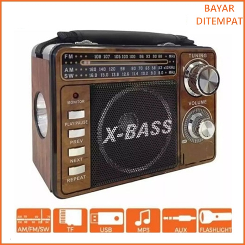 Jual Radio SN-4020BT Jadul Fm Am Sw Bluetooth USB Micro Sd Player Ada ...