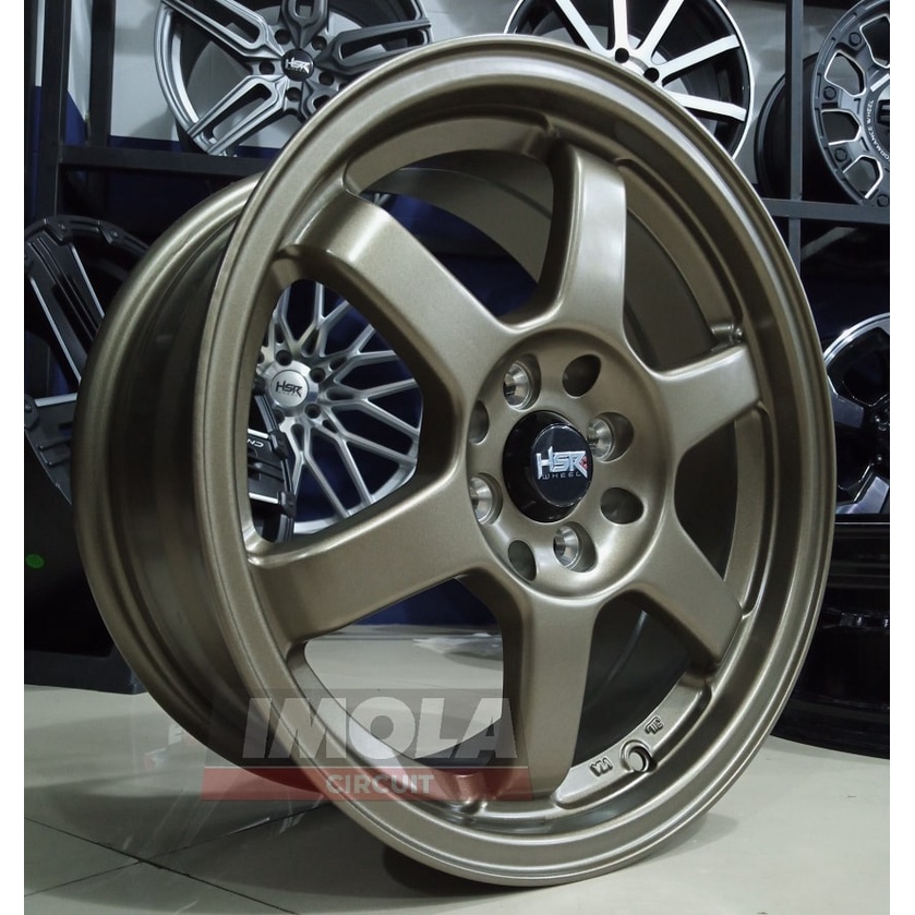Jual Pelek velg mobil racing ring16 HSR wheel Terbaru type Tokyo baut 4x100 dan 4x114,3 pcd 4 ...
