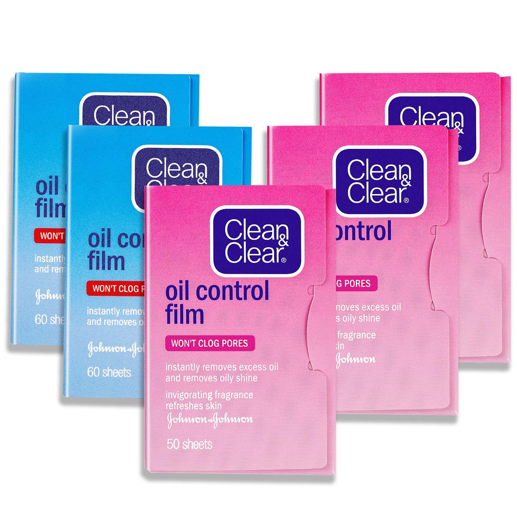 Jual Clean & Clear Oil Control Film Face Paper Kertas Minyak Wajah 60s ...