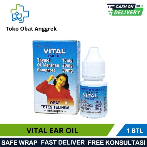 Jual VITAL EAR DROPS 10ML/ANTISEPTIK TELINGA | Shopee Indonesia