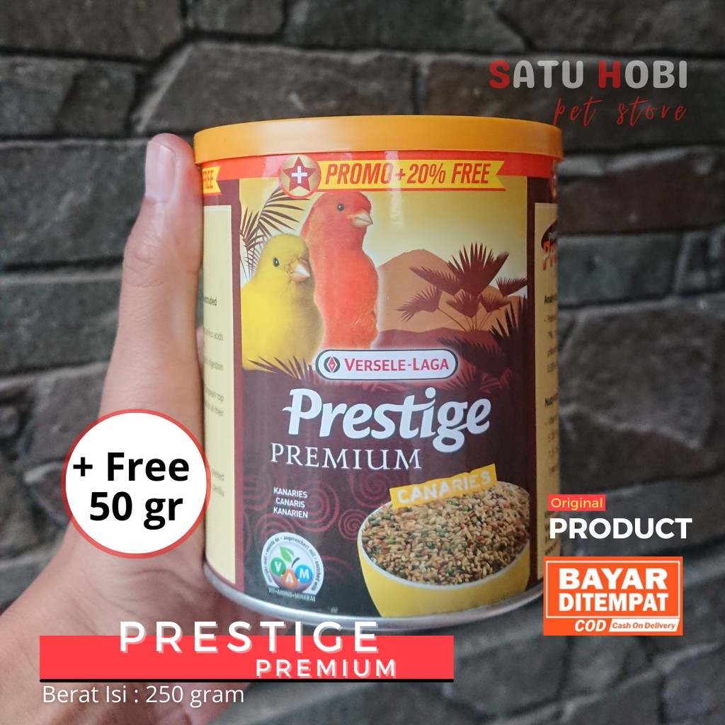 Jual PRESTIGE PREMIUM CANARIES Pakan Harian Burung Kenari Import ...