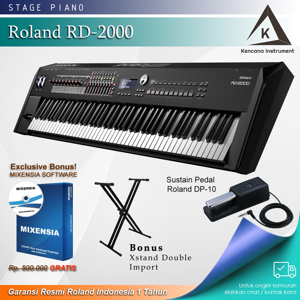Jual Roland RD2000 / RD 2000 - Digital Stage Piano - Keyboard Garansi ...