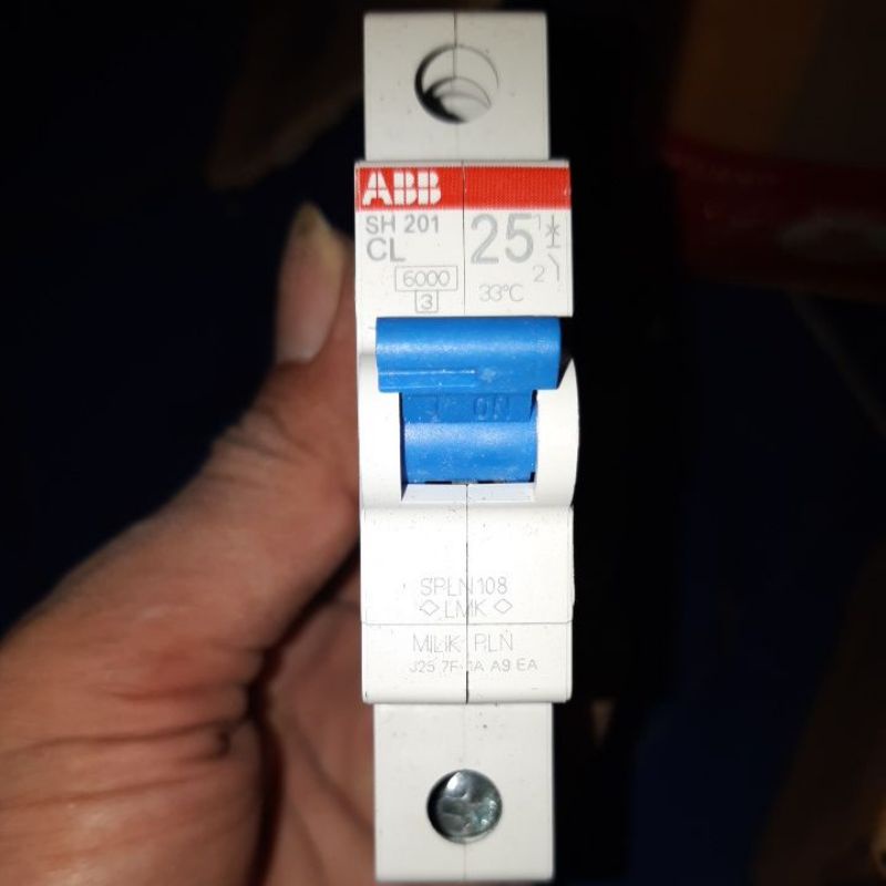 Jual MCB ABB 25A=5.500 wat ori PLN | Shopee Indonesia
