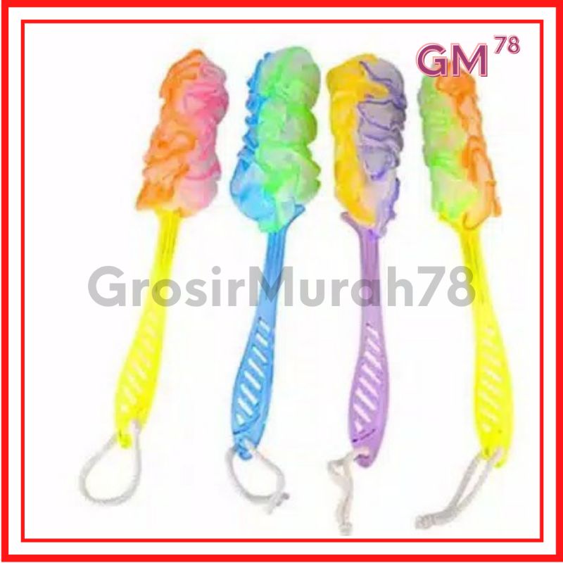Jual Sponge Mandi Gagang Spon Mandi Shower Alat Sikat Gosok Badan ...