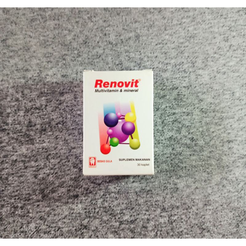 Jual RENOVIT BOTOL ISI 30 TABLET | Shopee Indonesia