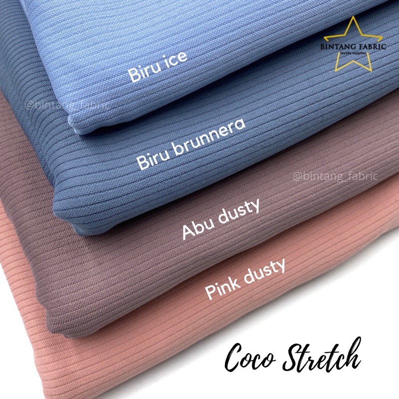 Jual Bahan Kain Knit Coco Stretch per 0,5 kg | Shopee Indonesia