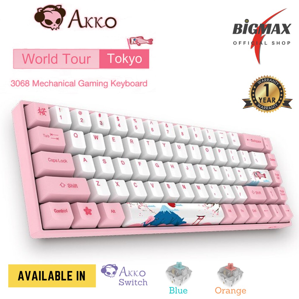 Jual Akko 3068 World Tour - Tokyo Gaming Mechanical Keyboard 68 Keys 65 ...