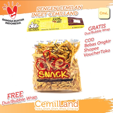 Jual Stik Talas Goreng Kuning Oke Snack Keripik Talas Snack Kekinian ...