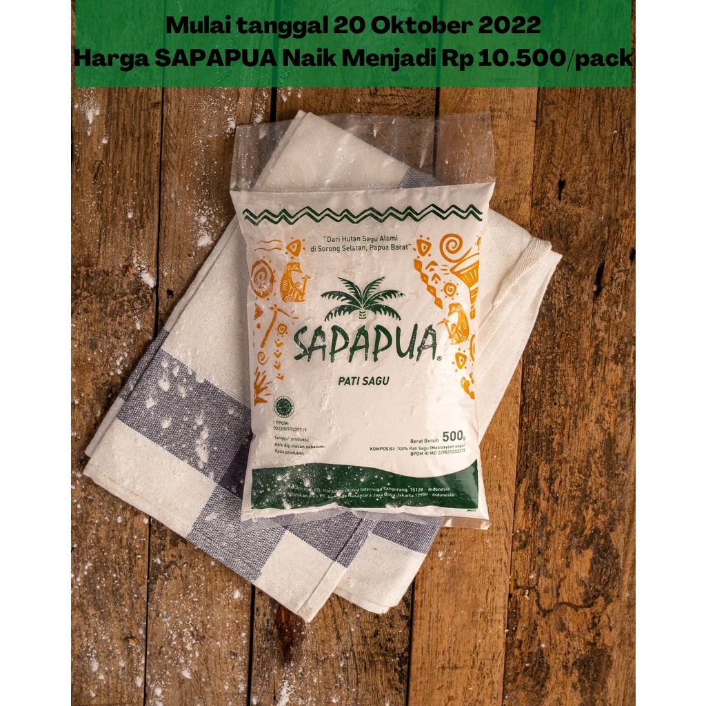 Jual Sapapua (Tepung Sagu dari Papua) 500 gram | Shopee Indonesia