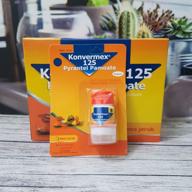 Jual Konvermex 125 Suspensi Rasa Jeruk - Obat Cacing Anak-Anak | Shopee ...