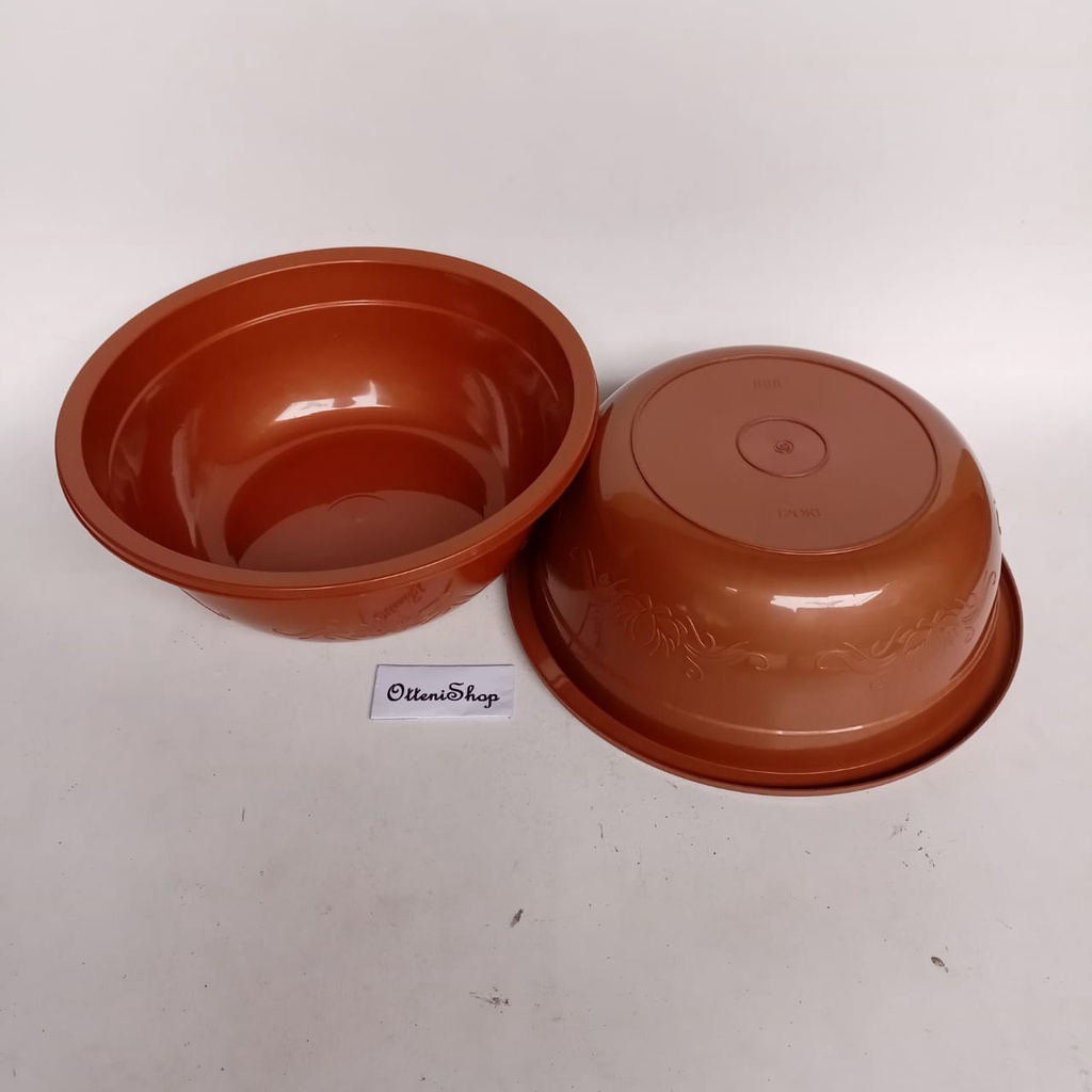 Jual Baskom 12 OKE motif kembang wadah plastik 27,5 cm serbaguna waskom ...
