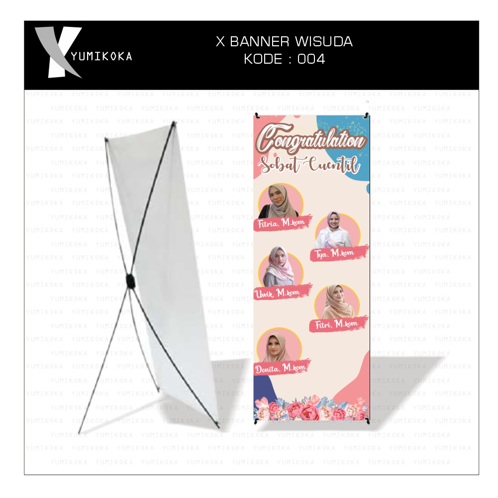 Jual PAKET STAND BANNER XBANNER ACARA WISUDA KELULUSAN PROTOKOL ...