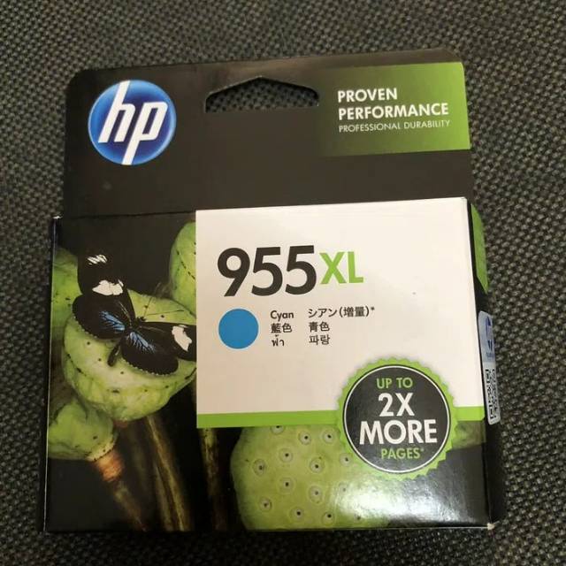 Jual Tinta Hp 955xl Cyan Colour 955 xl Warna Biru Original Indonesia ...