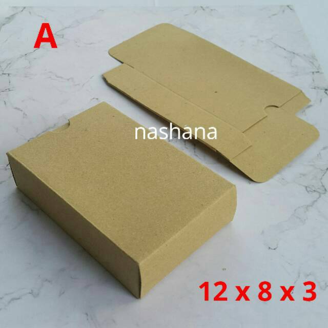 Jual 10 pcs Box Packaging, Uk. 12x8x3, bahan kertas Soft Board 300gr ...