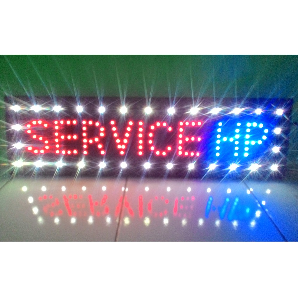 Jual Papan Tulisan Lampu Led Sign - SERVICE HP | Shopee Indonesia