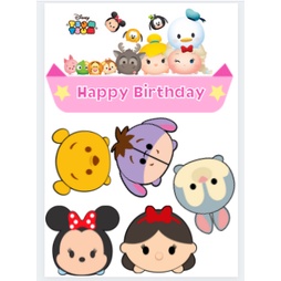 Jual Topper Cake // Tsum Tsum // Custom Nama | Shopee Indonesia