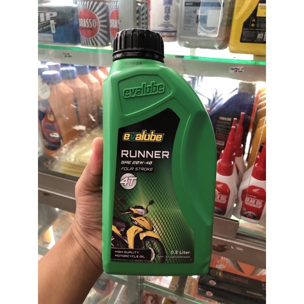 Jual Oli Motor Evalube 4Tak 800ml SAE 20W-40 | Shopee Indonesia