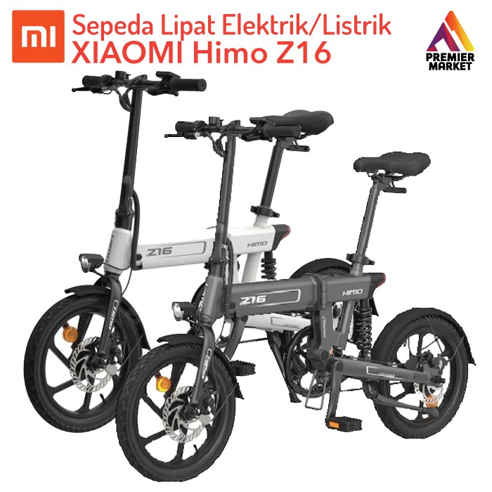 Jual Himo Z16 Sepeda Lipat Listrik / Elektrik (Hitam atau Abu-abu) | Shopee Indonesia