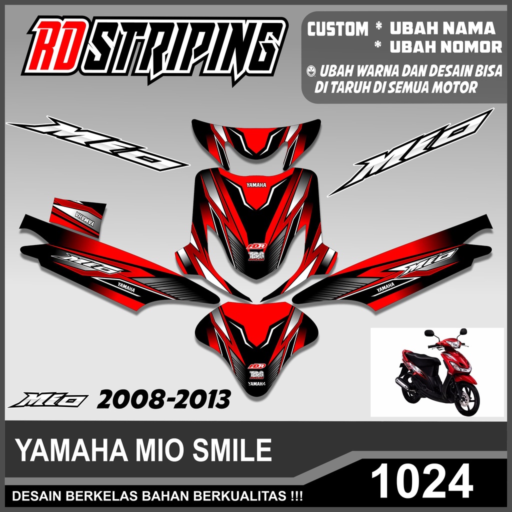 Jual Sticker Decal Full Body MIO SPORTY smile - Sticker Decal MIO ...