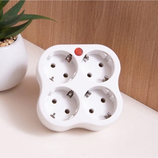 Jual Colokan Listrik Dengan 4 Lubang Krisbow Staker 4 Way Dilengkapi ...