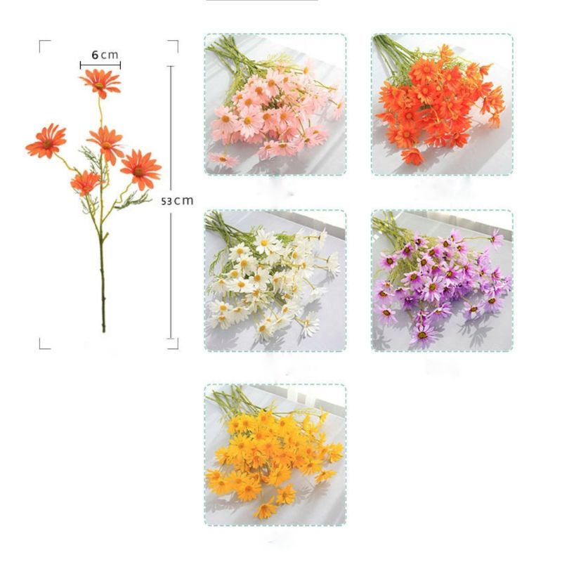 Jual bunga daisy artificial - bunga aster plastik - bunga daisy ...