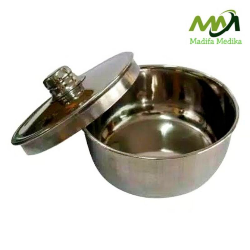 Jual Kom tutup alkohol / Kom tutup Iodine / Kom kapas diameter 12,5 cm ...