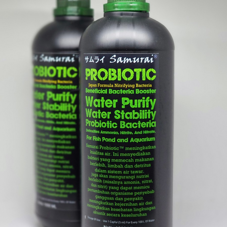 Jual Penjernih Air Aquarium Kolam Ikan Hias Koi Probiotik Samurai ...