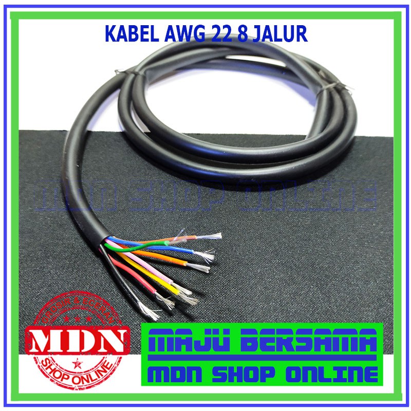 Jual Kabel AWG 22 8 Jalur Original | Shopee Indonesia