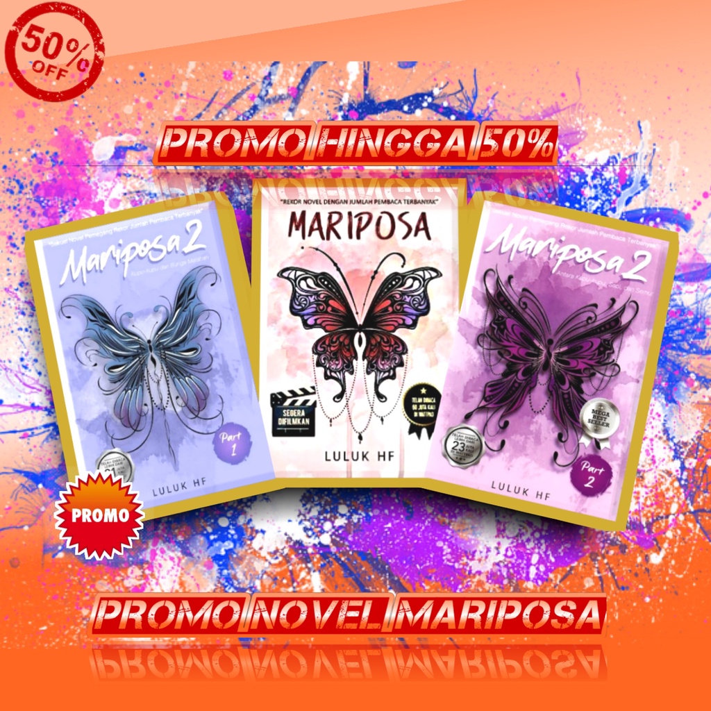 Jual Novel LULUK HF Mariposa - Wattpad Murah [NOVEL PESONA] | Shopee ...