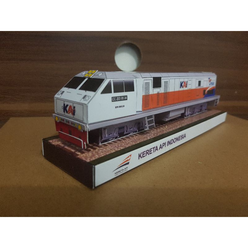 Jual Miniatur papercraft kereta api kertas CC203 | Shopee Indonesia